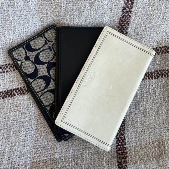 Coach | Bags | Coach Bundle 3 Check Book Covers | Poshmark